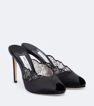 Jimmy Choo Lace Mules Clogs For Women