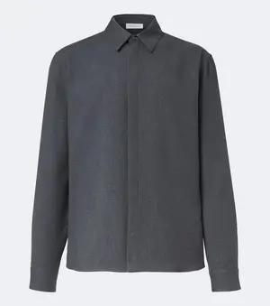 Gabriela Hearst Abbe Cotton And Cashmere Shirt