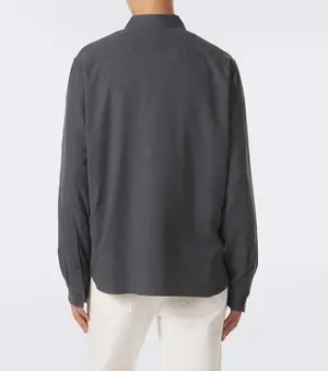Gabriela Hearst Abbe Cotton And Cashmere Shirt