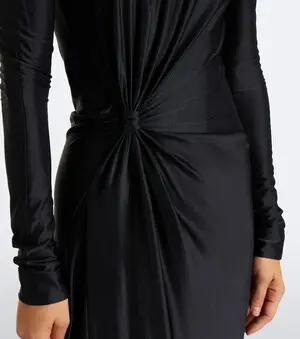 Victoria Beckham Florence Gathered Jersey Gown