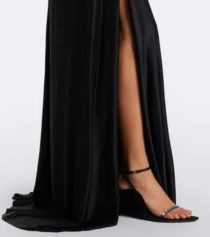 Victoria Beckham Florence Gathered Jersey Gown