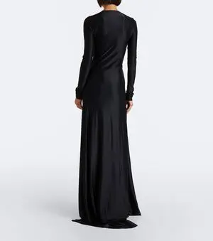 Victoria Beckham Florence Gathered Jersey Gown