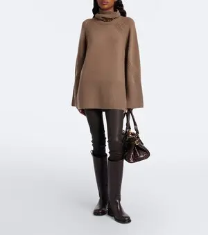 JOSEPH Loftus Oversized Cashmere Turtleneck Jumper
