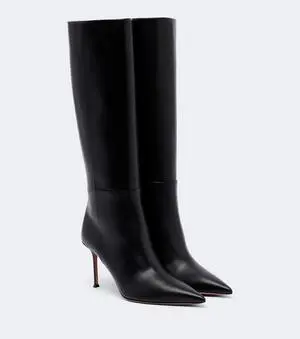 AQUAZZURA Harper Leather Knee-high Boots