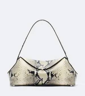 TOTEME T-lock Small Leather Shoulder Bag - Beige