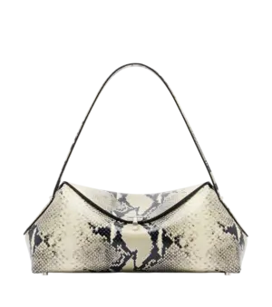 TOTEME T-lock Small Leather Shoulder Bag - Beige