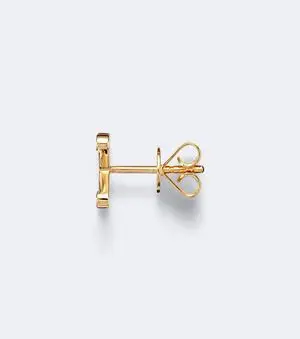 Sophie Bille Brahe Initial Petite B 18kt Single Earring With Diamonds