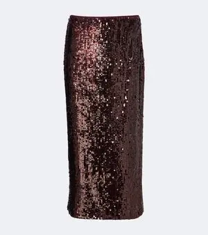 Simkhai Nikki Sequined Midi Skirt