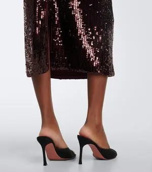 Simkhai Nikki Sequined Midi Skirt