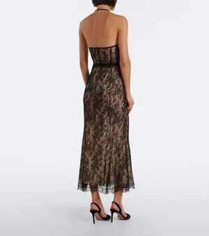 Alessandra Rich Lace Bustier Dress