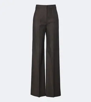 Max Mara Virgin Wool Wide Leg Pants