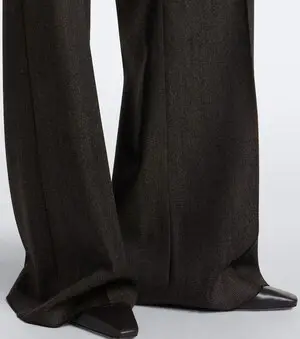 Max Mara Virgin Wool Wide Leg Pants