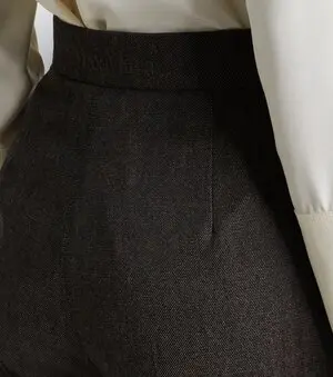 Max Mara Virgin Wool Wide Leg Pants