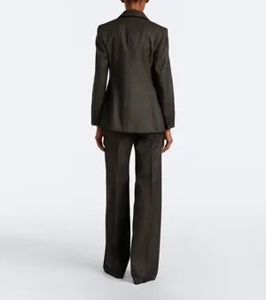 Max Mara Virgin Wool Wide Leg Pants