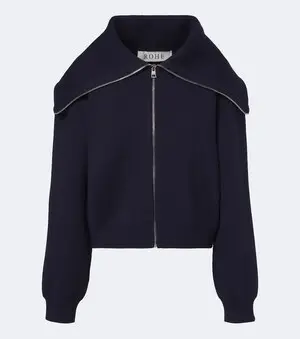 RÓHE Wool Zip-up Cardigan