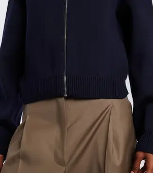 RÓHE Wool Zip-up Cardigan