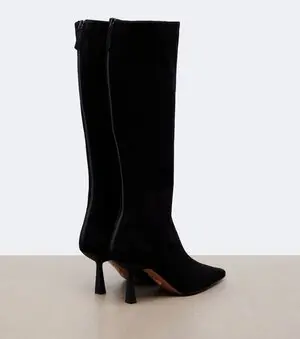 AQUAZZURA Sentier Suede Knee-high Boots