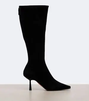 AQUAZZURA Sentier Suede Knee-high Boots