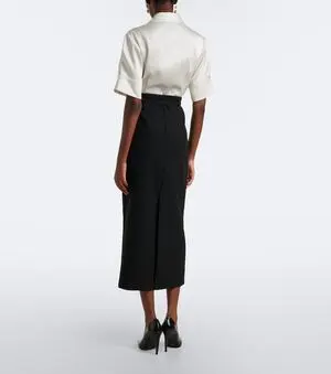 Simkhai Alvera Twill Midi Dress