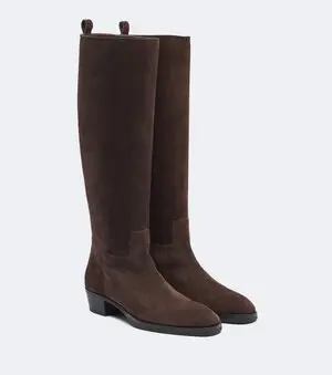 JIMMY CHOO Mave Suede Leather Knee-high Boots - Brown