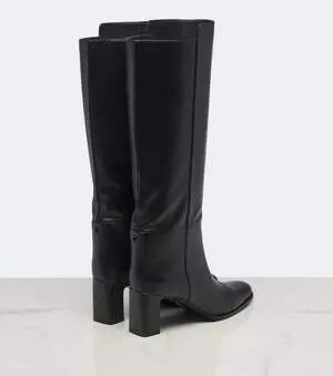 JIMMY CHOO Caly Leather Knee-high Boots