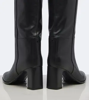 JIMMY CHOO Caly Leather Knee-high Boots