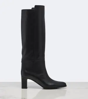 JIMMY CHOO Caly Leather Knee-high Boots