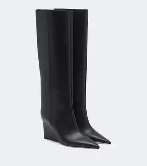 JIMMY CHOO Blake Leather Knee-high Boots