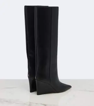 JIMMY CHOO Blake Leather Knee-high Boots