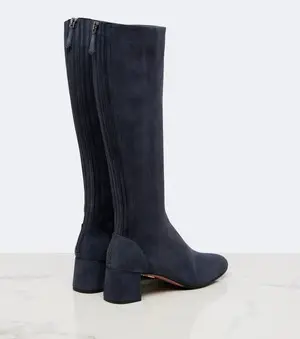 AQUAZZURA Saint Honoré Suede Knee-high Boots