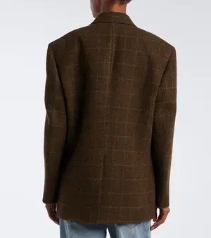 RÓHE Checked Oversized Wool Blazer