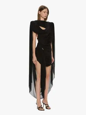 Christopher Esber Torrent Draped Mini Dress