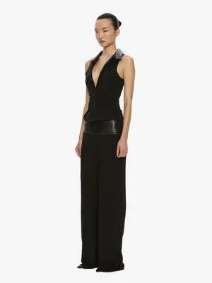 Christopher Esber Auto Upholstered Leather Trouser