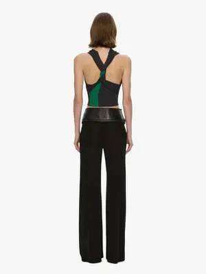 Christopher Esber Auto Upholstered Leather Trouser
