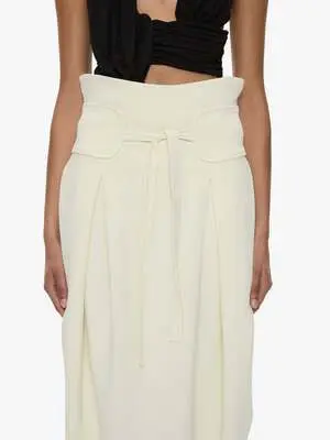 Christopher Esber Virelle Cocoon Skirt - Cream