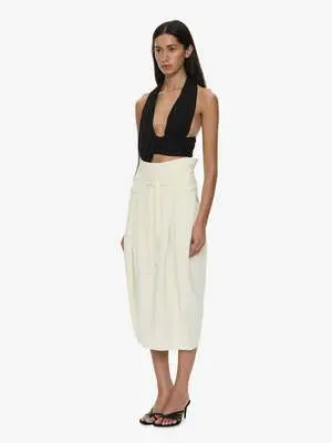 Christopher Esber Virelle Cocoon Skirt - Cream