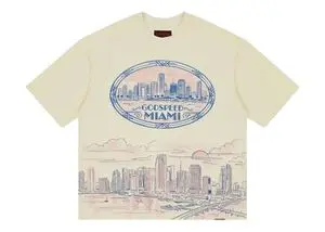 GODSPEED Miami Skyline T-shirt - Bone
