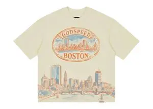 GODSPEED Boston Skyline T-shirt - Bone