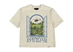GODSPEED Helipad Dreams T-shirt - Bone