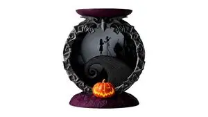 BATH & BODY WORKS Spiral Hill Lightup Pedestal 3wick Candle Holder
