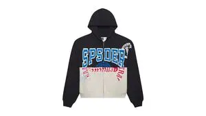 SP5DER Campers Field Zip Hoodie - Onyx