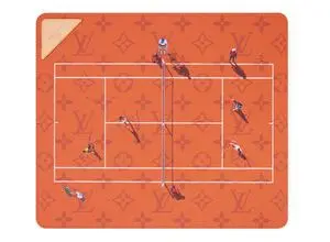 LOUIS VUITTON Monogram Heritage Gaston Mouse Pad