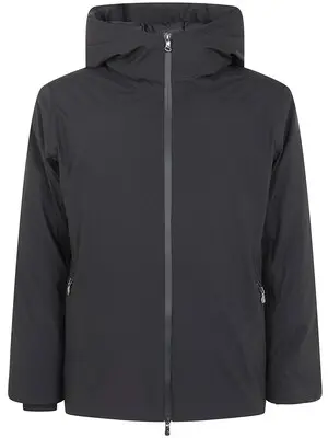 Rains Jacket Hooded "sarna W4t3 Puffer - Black