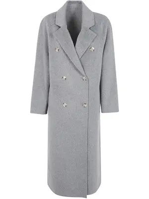 Loulou De Saison Coat Double Breasted "irvin - Gray