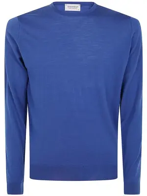John Smedley Sweater Long Sleeve "lundy - Blue