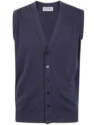 John Smedley Sweater Vest V-neck "bolton
