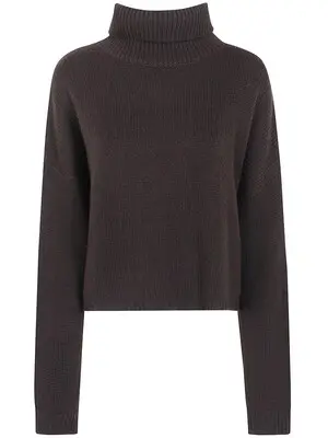 LISA YANG Sweater Knitted Cashmere "zerlina - Brown