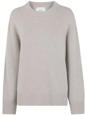 LISA YANG Sweater 100% Knitted Cashmere "noor - Beige