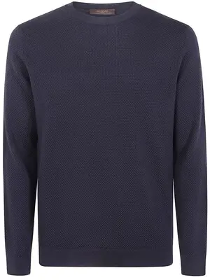 ZANONE Sweater Slim Fit "round Neck - Blue