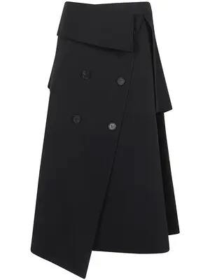 RÓHE Skirt Deconstructed "trench - Black